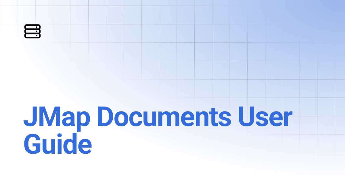 JMap Documents User Guide | JMap Server Kathmandu