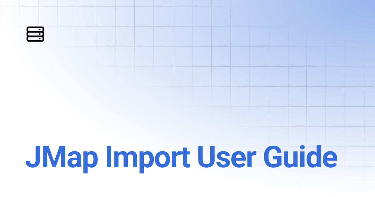 JMap Import User Guide | JMap Server Kathmandu