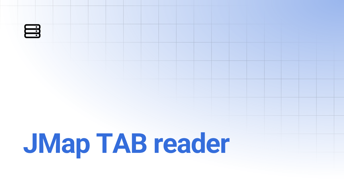 JMap TAB reader | JMap Server Kathmandu