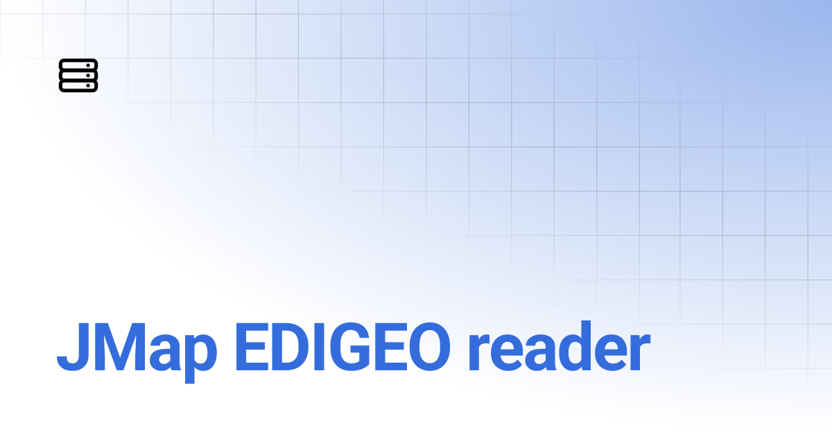 JMap EDIGEO reader | JMap Server Kathmandu