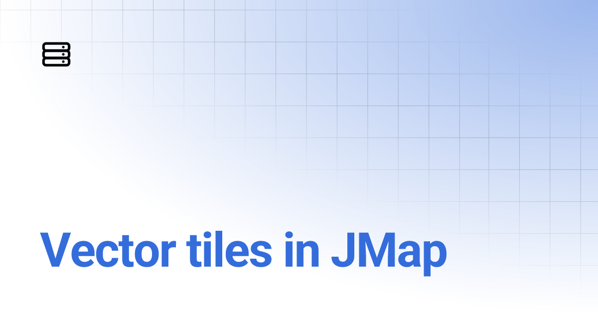 Vector tiles in JMap | JMap Server Kathmandu