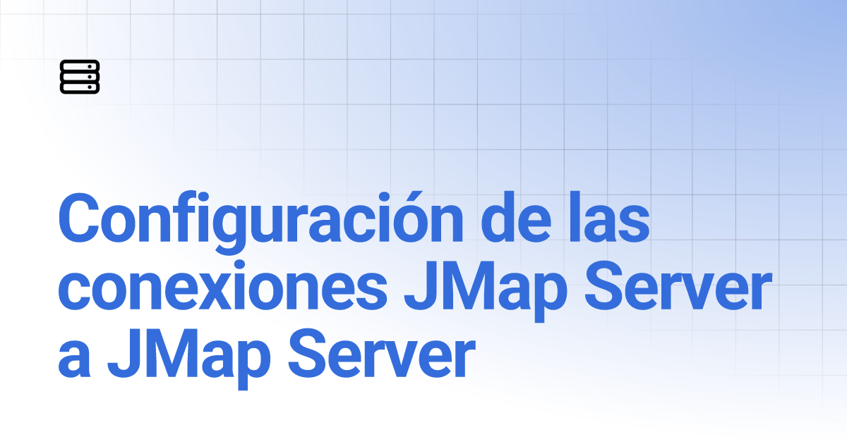 Configuración de las conexiones JMap Server a JMap Server | JMap Server Kathmandu