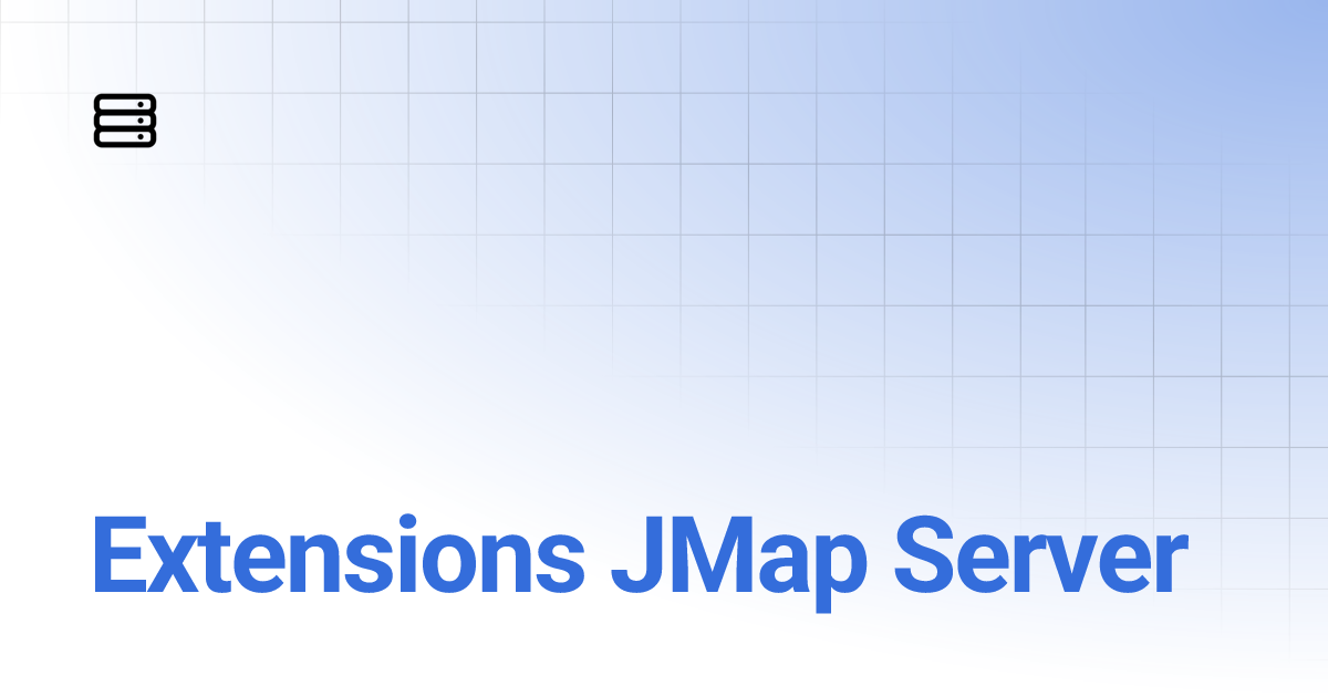 Extensions JMap Server | JMap Server Kathmandu