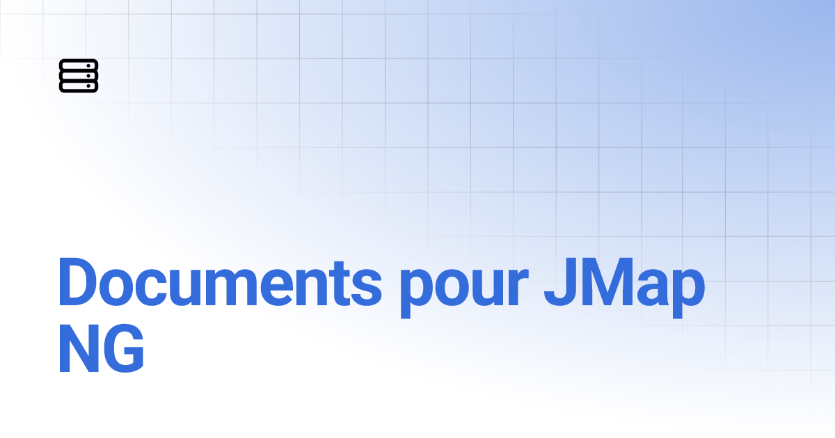 Documents pour JMap NG | JMap Server Kathmandu