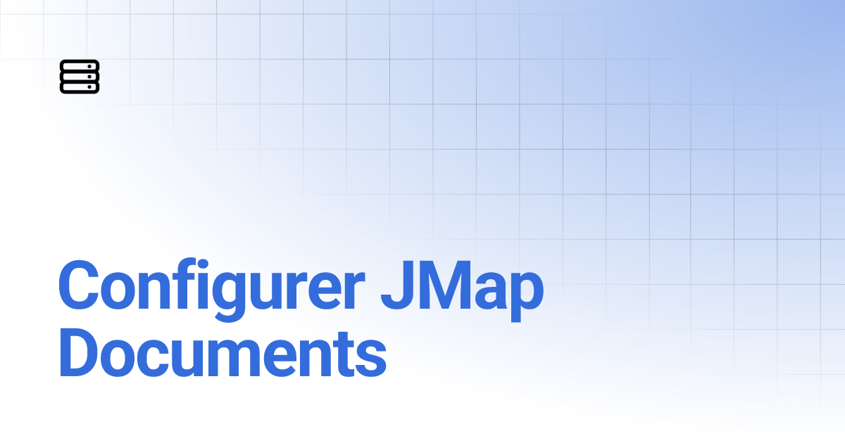Configurer JMap Documents | JMap Server Kathmandu