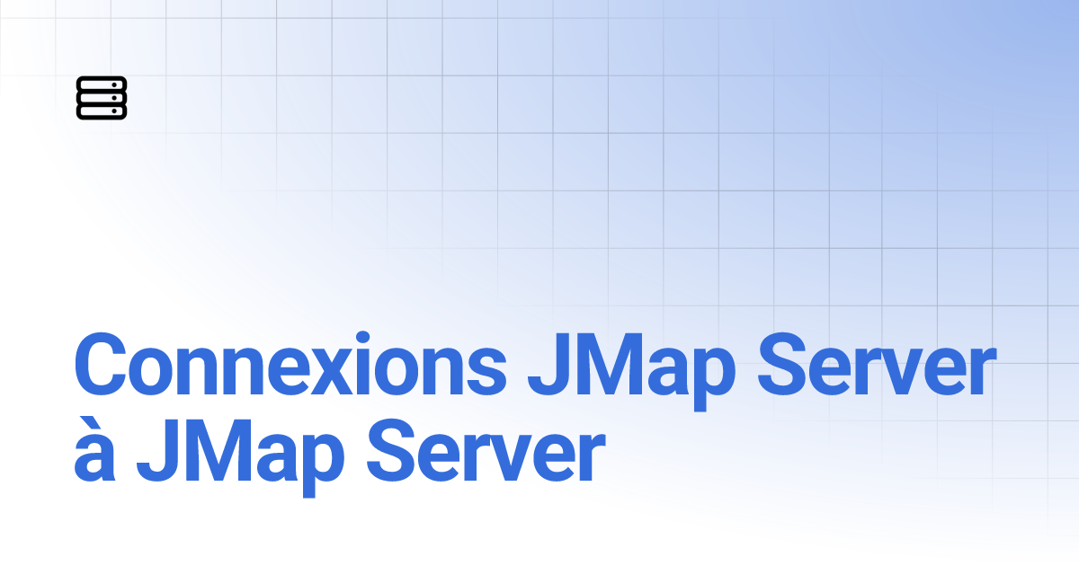 Connexions JMap Server à JMap Server | JMap Server Kathmandu
